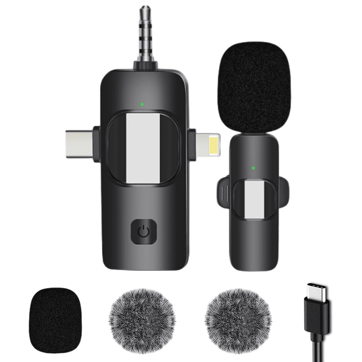 Abastado Wireless Microphones For Iphone, Android, Camera, Laptop, Pc ...