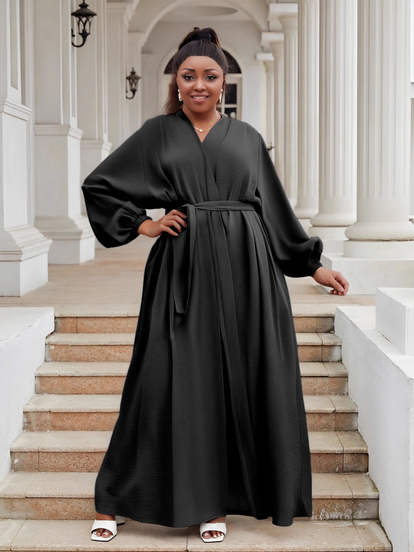 Abayas For Women Muslim Sets Turkey Kaftan Islam Ramadan Dress Caftan Marocain Robe - Walmart.com