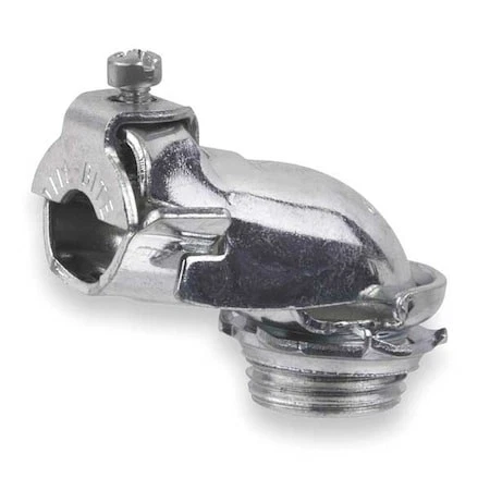 Abb 321-Tb Flexible Ac/Mc Grounding Connector, 3/8 In, Threaded, Steel ...