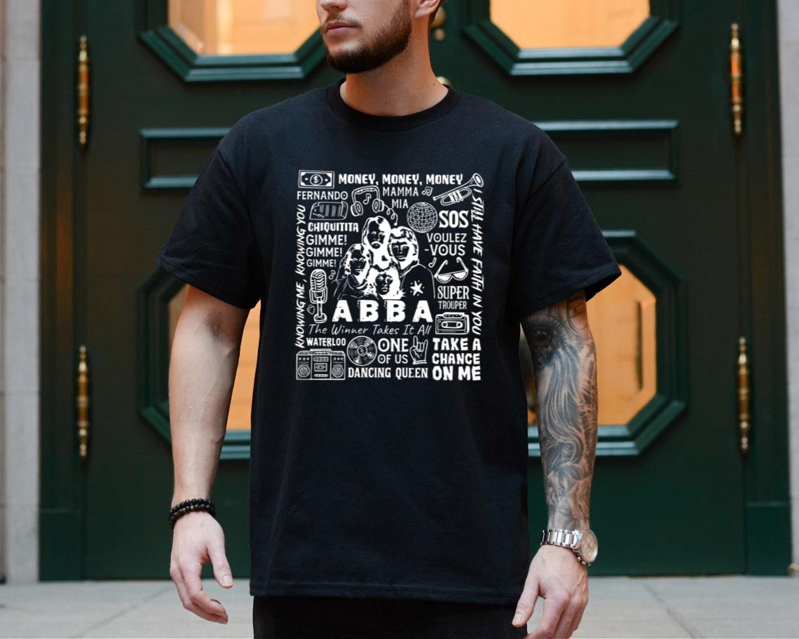 Abb4 Mamma Mia Shirt, Retro 2D Abb@ Band Unisex Sweatshirt, Gift For ...