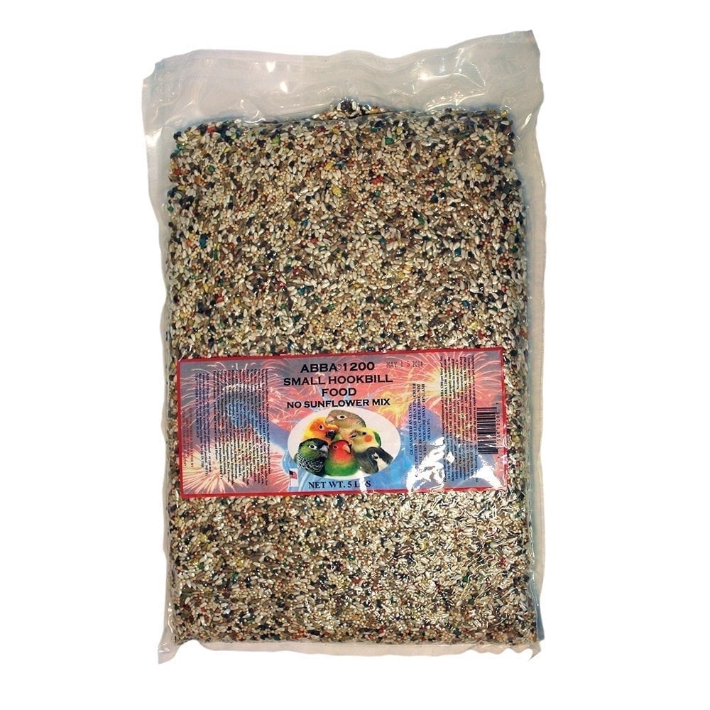 ABBA 1200 Small Hookbill Bird Seed Mix for Conures and Small Parrots ...