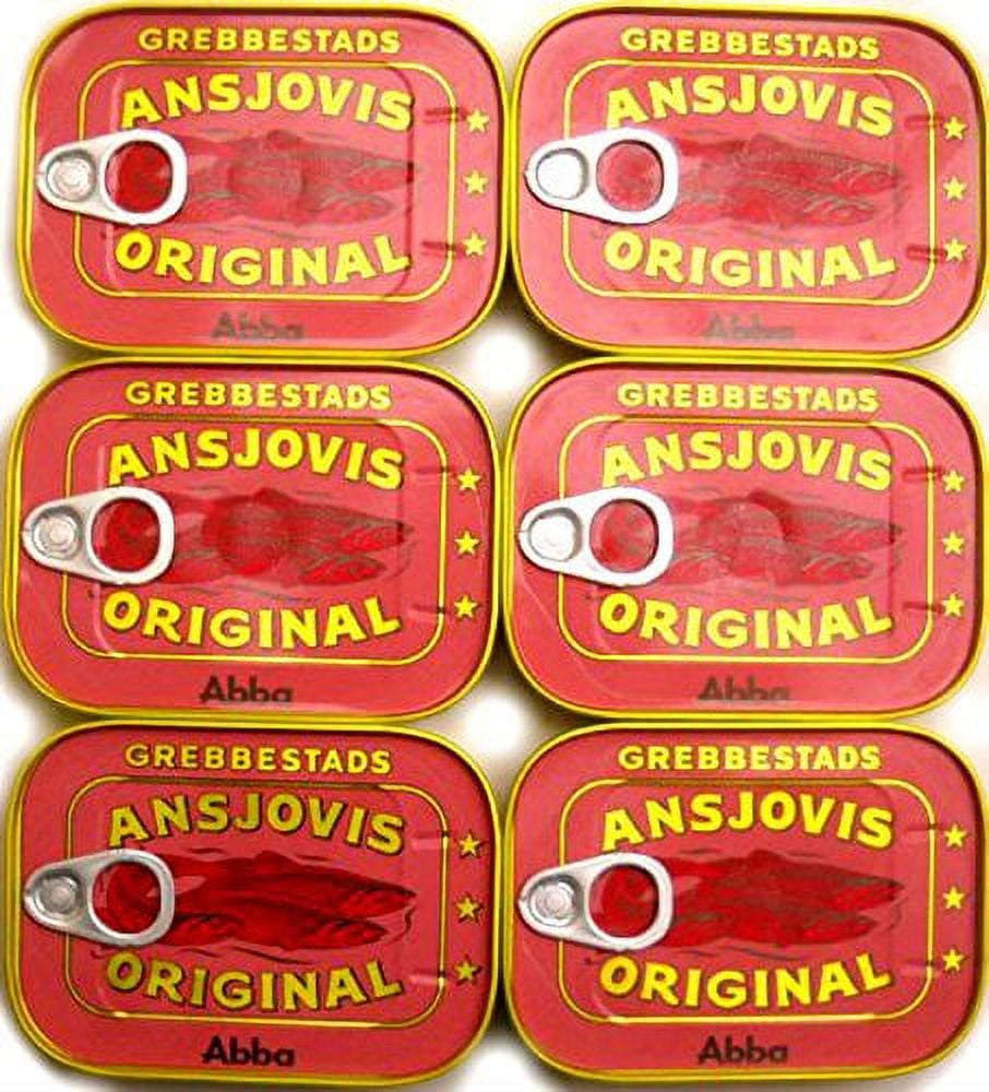 Abba Anchovy Fillets Tins 6-Pack - Walmart.com