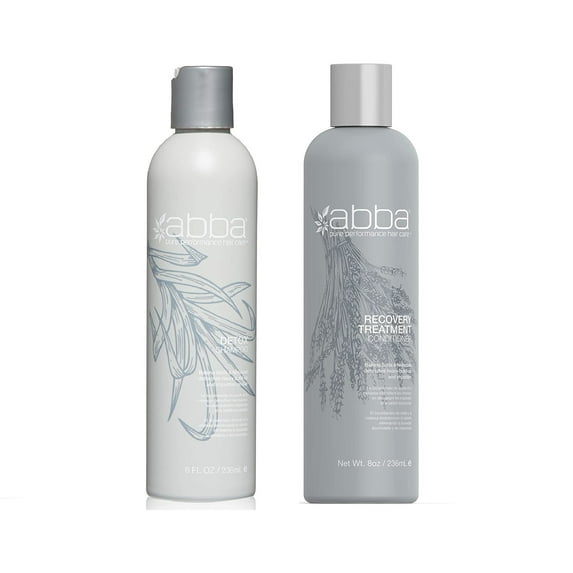 Abba Detox Shampoo 8oz Recovery Treatment Conditioner 8 oz Duo Set ...