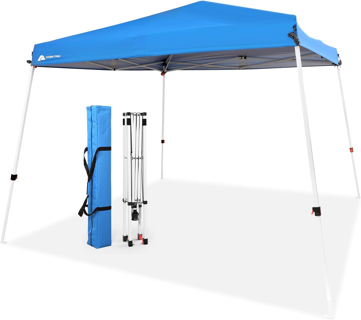 Abba Patio 10'x10' Slant Leg Outdoor Canopy, Waterproof Pop Up Canopy w ...
