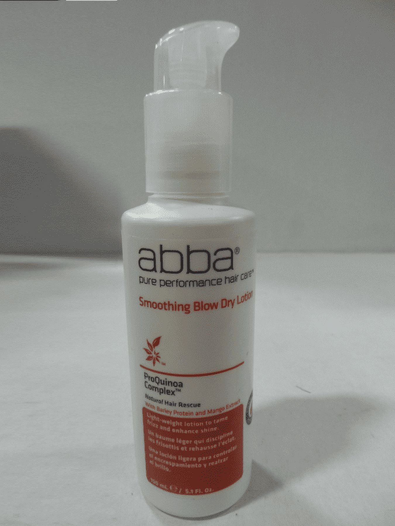 Abba Pure Performance Hair Care Smoothing Blow Dry Lotion 150 ml / 5.1 ...