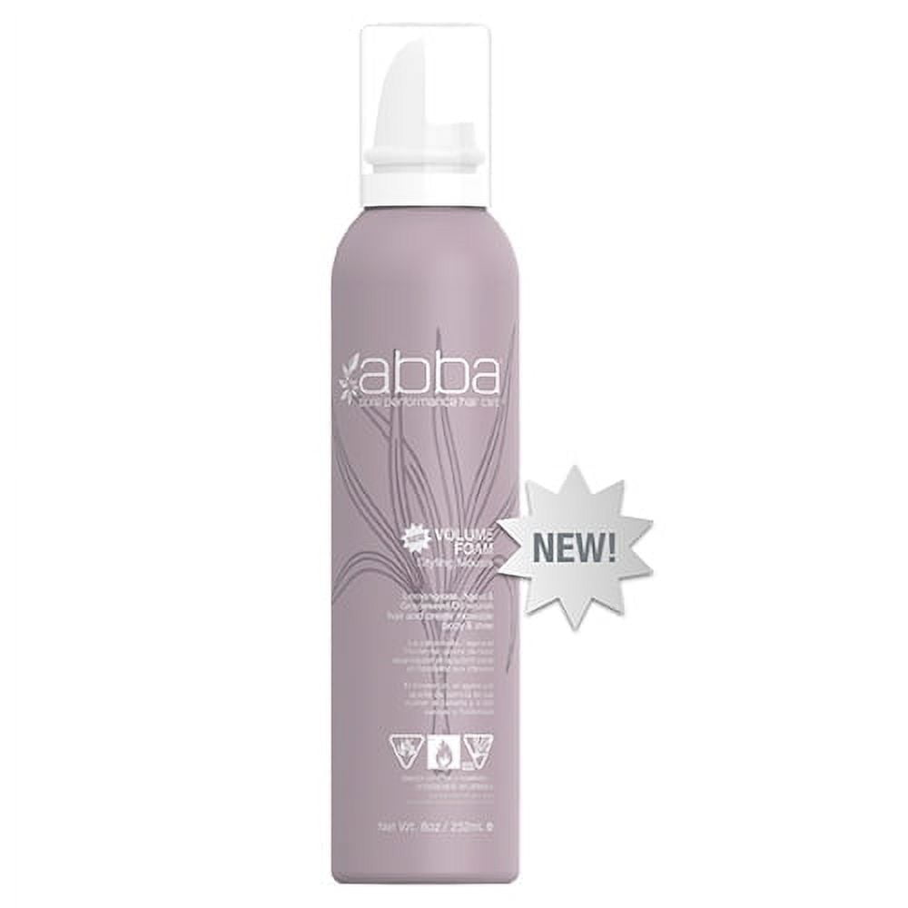Abba Volume Foam Styling Mousse 8oz - Walmart.com