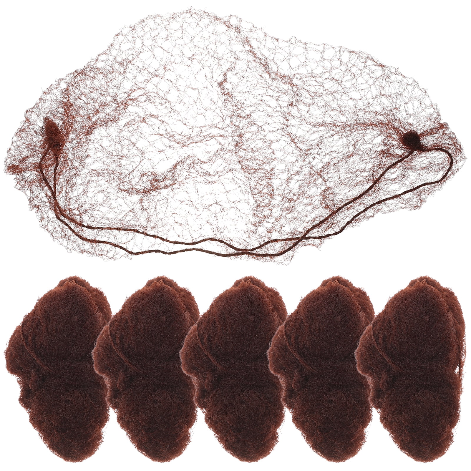 Abbageba Invisible Hair Nets with U-Shaped Pins (50pcs, Coffee ...