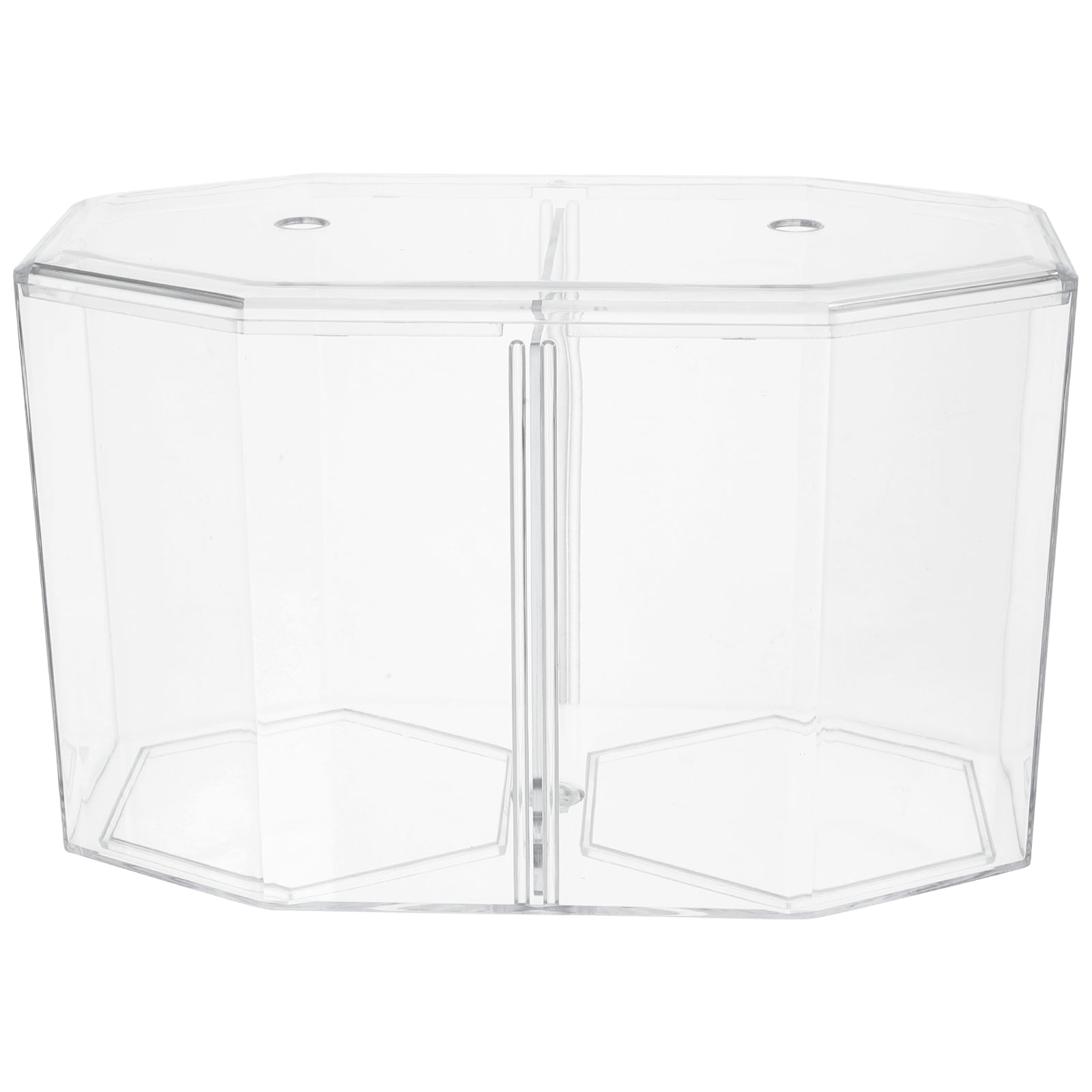 Abbageba Octagonal Clear Fish Tank for Goldfish and Shrimp - Walmart.com