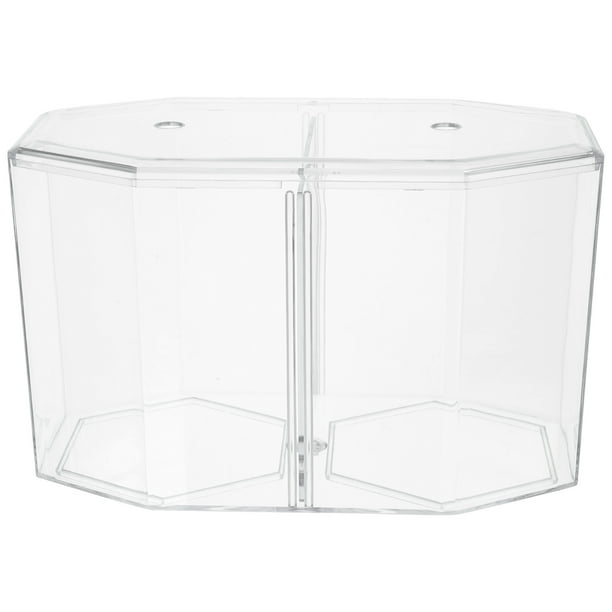 Abbageba Octagonal Clear Fish Tank for Goldfish and Shrimp - Walmart ...