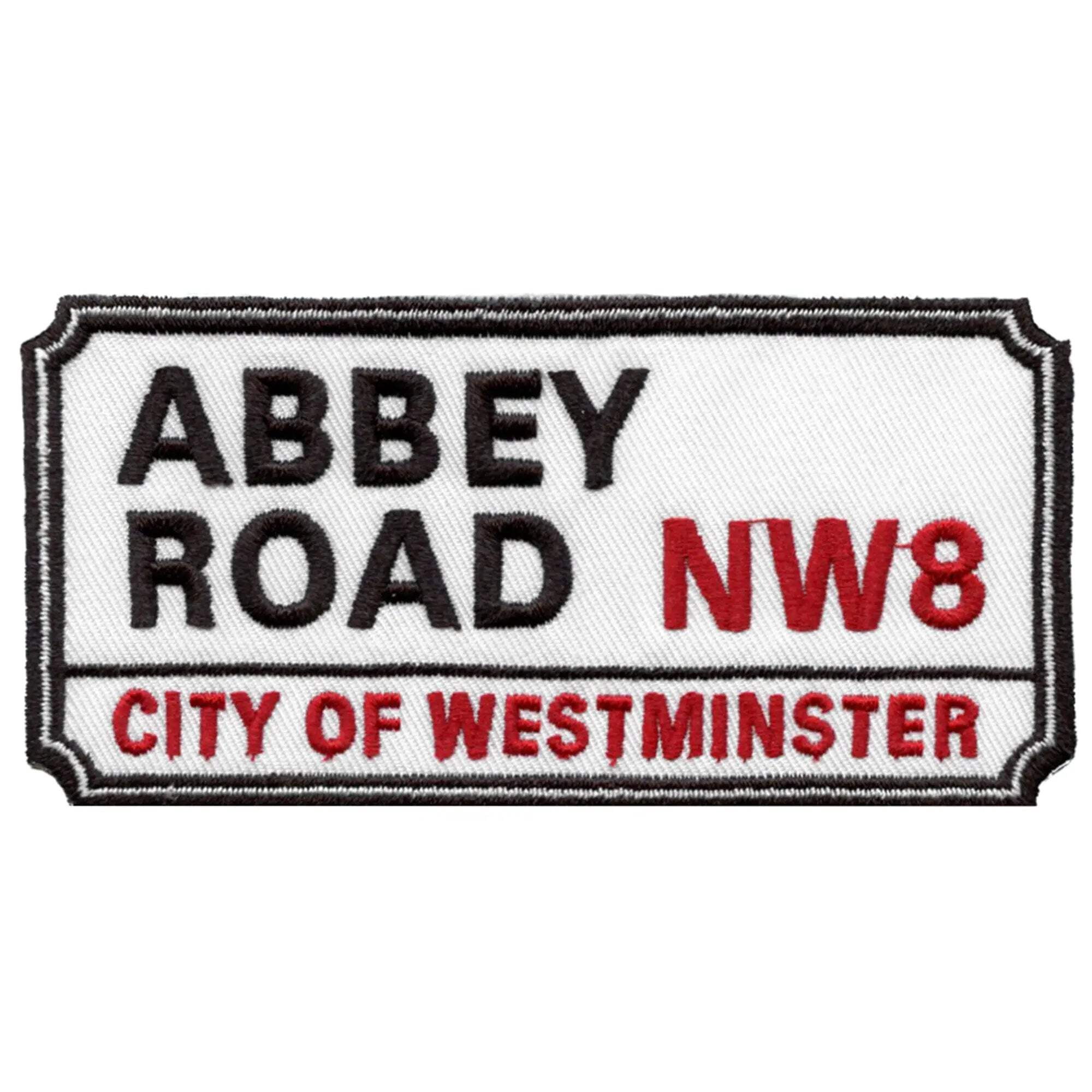 Abbey Road NW London Road Sign Woven Patch - Walmart.com
