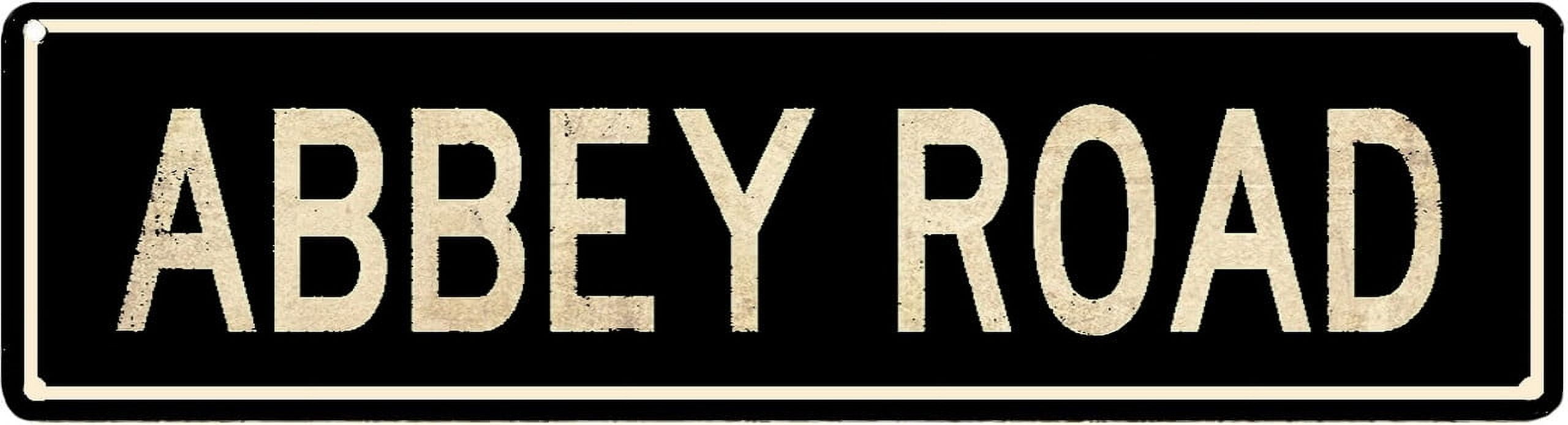 Abbey Road Wall Decor Street Signs Retro Metal Tin Signs Home Bar ...