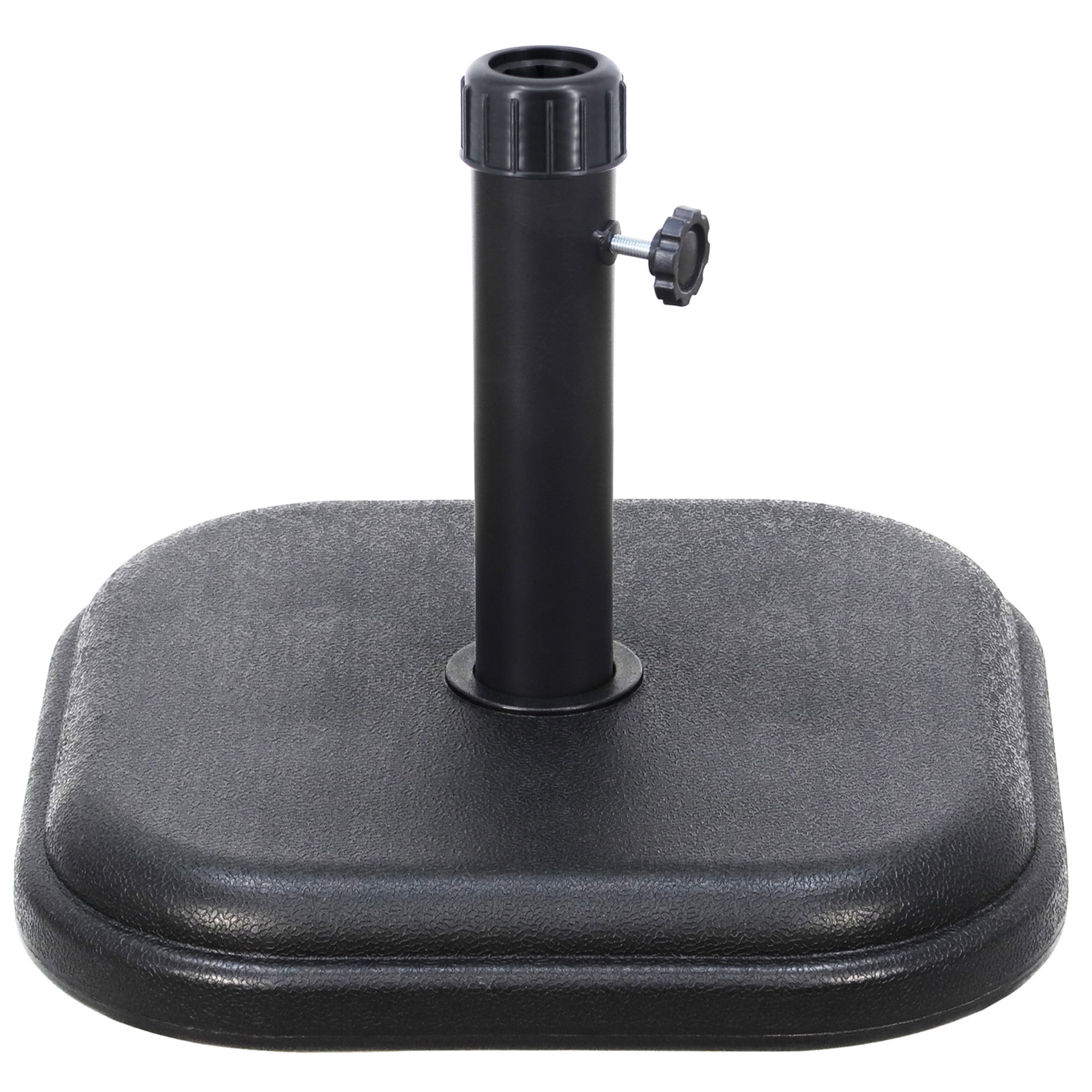 Kool 24 lb. Square Patio Umbrella Base Outdoor Umbrella Stand For Use ...