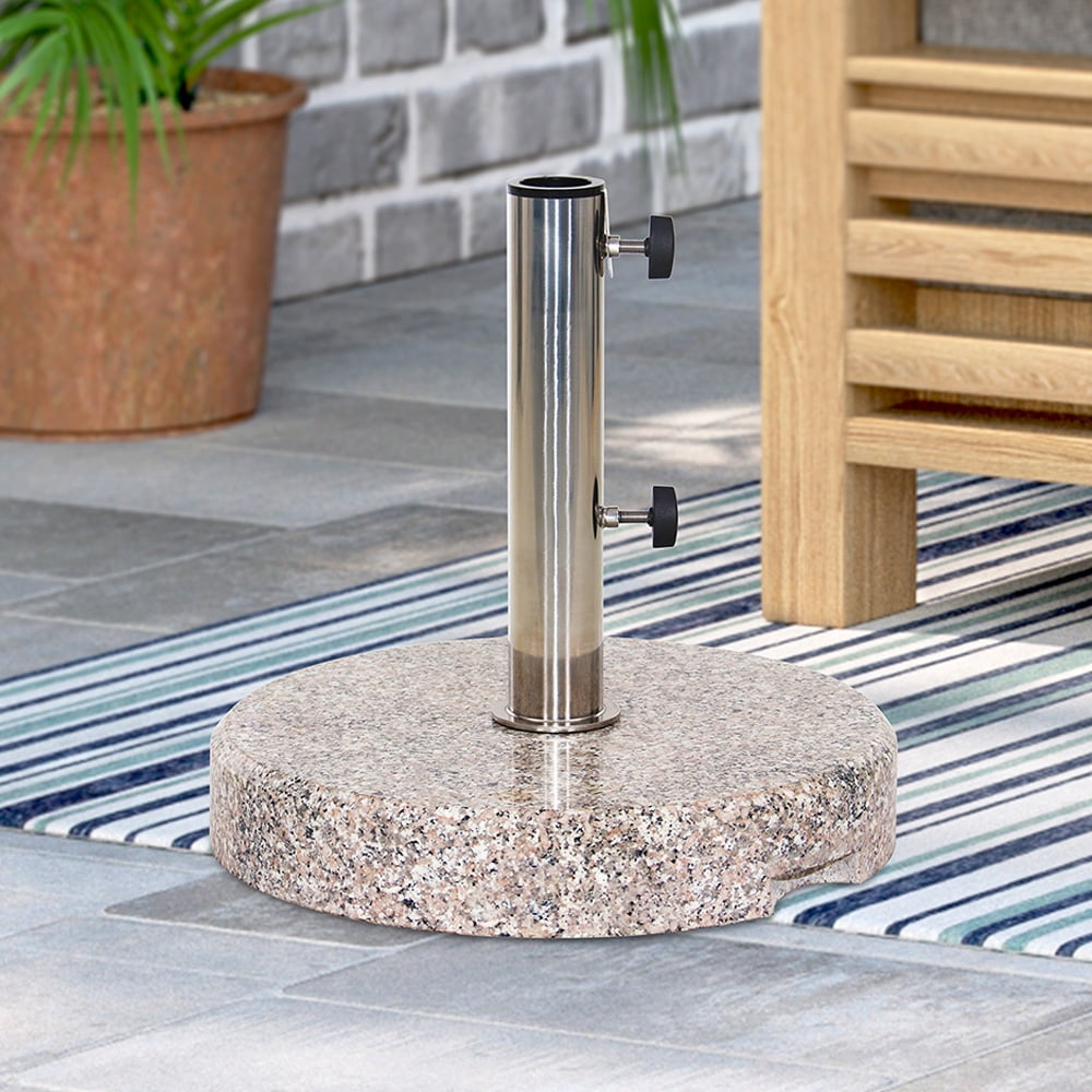 Abble Round Granite Umbrella Base 43 lbs - Walmart.com