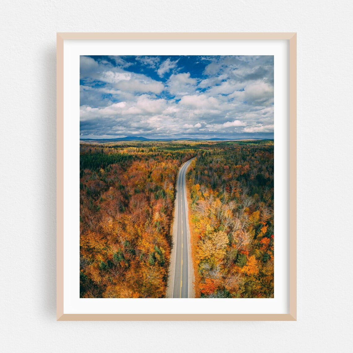 Abbot Maine Autumn Scenic Landscape Forest Fine Nature Photography Over ...