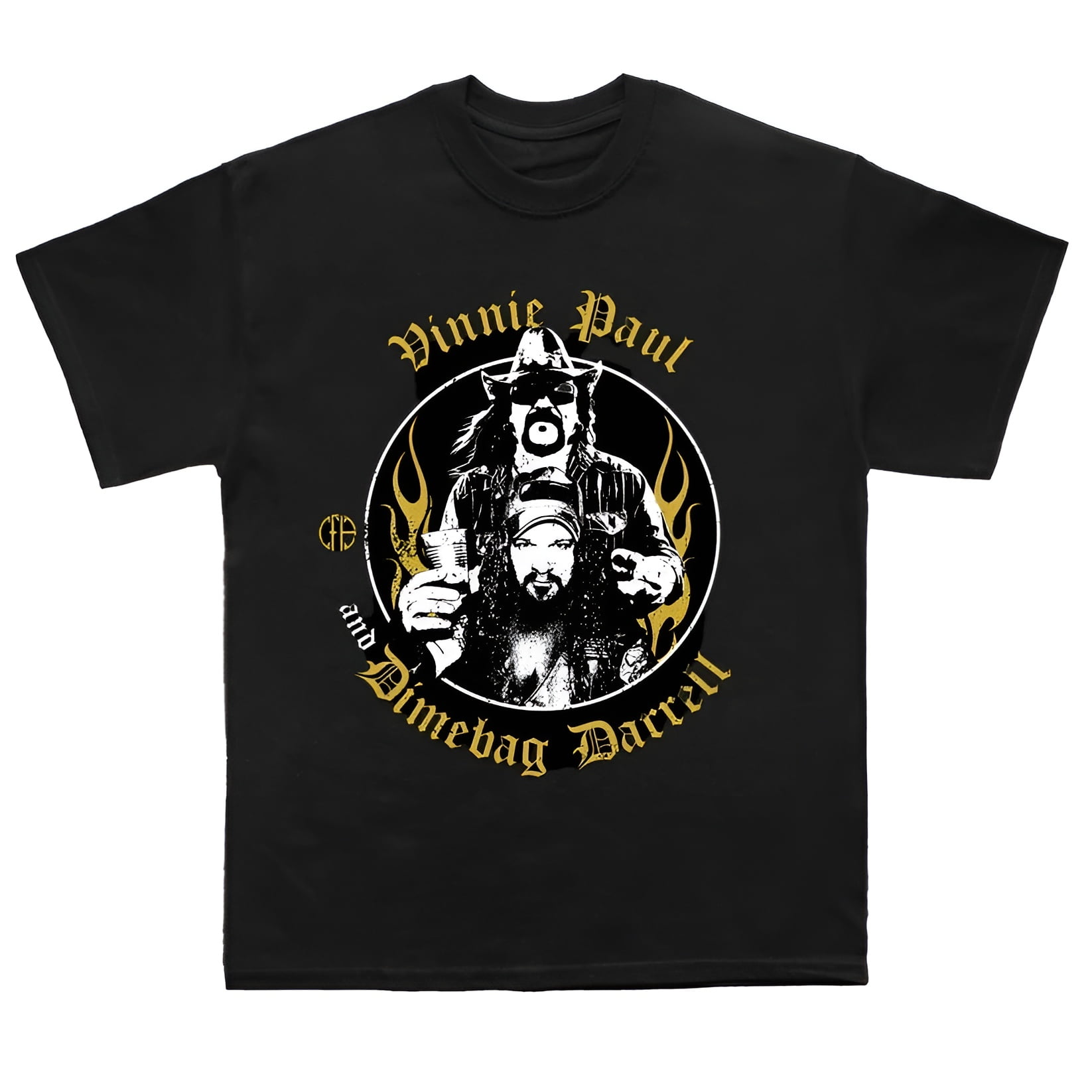 Abbott Brothers Men's Vinnie & Dimebag T-Shirt Black Medium | Officially Licensed Merchandise ...