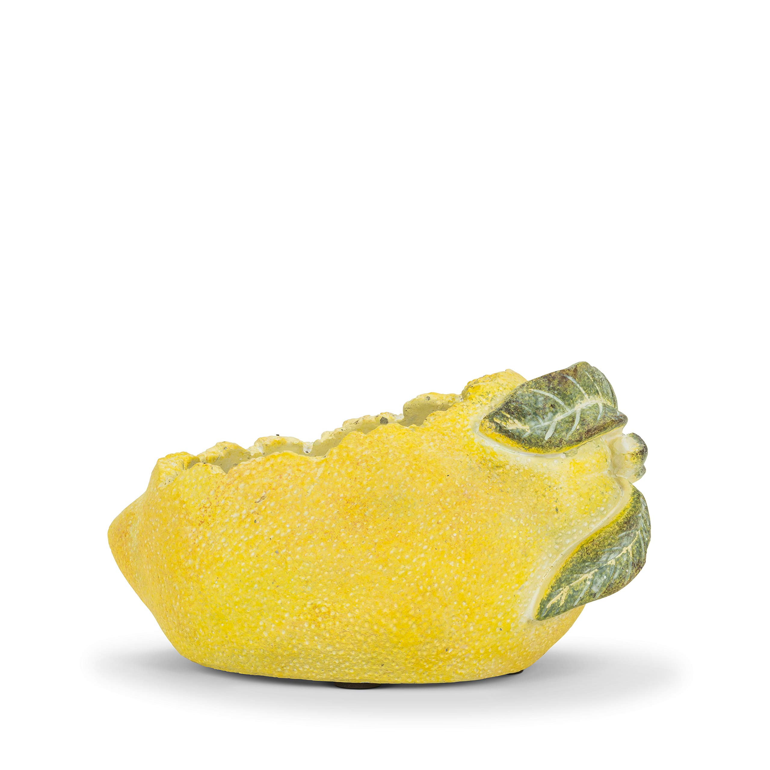 Abbott Collection 27-CITRON-151-SM Lemon Planter, Yellow - Walmart.com
