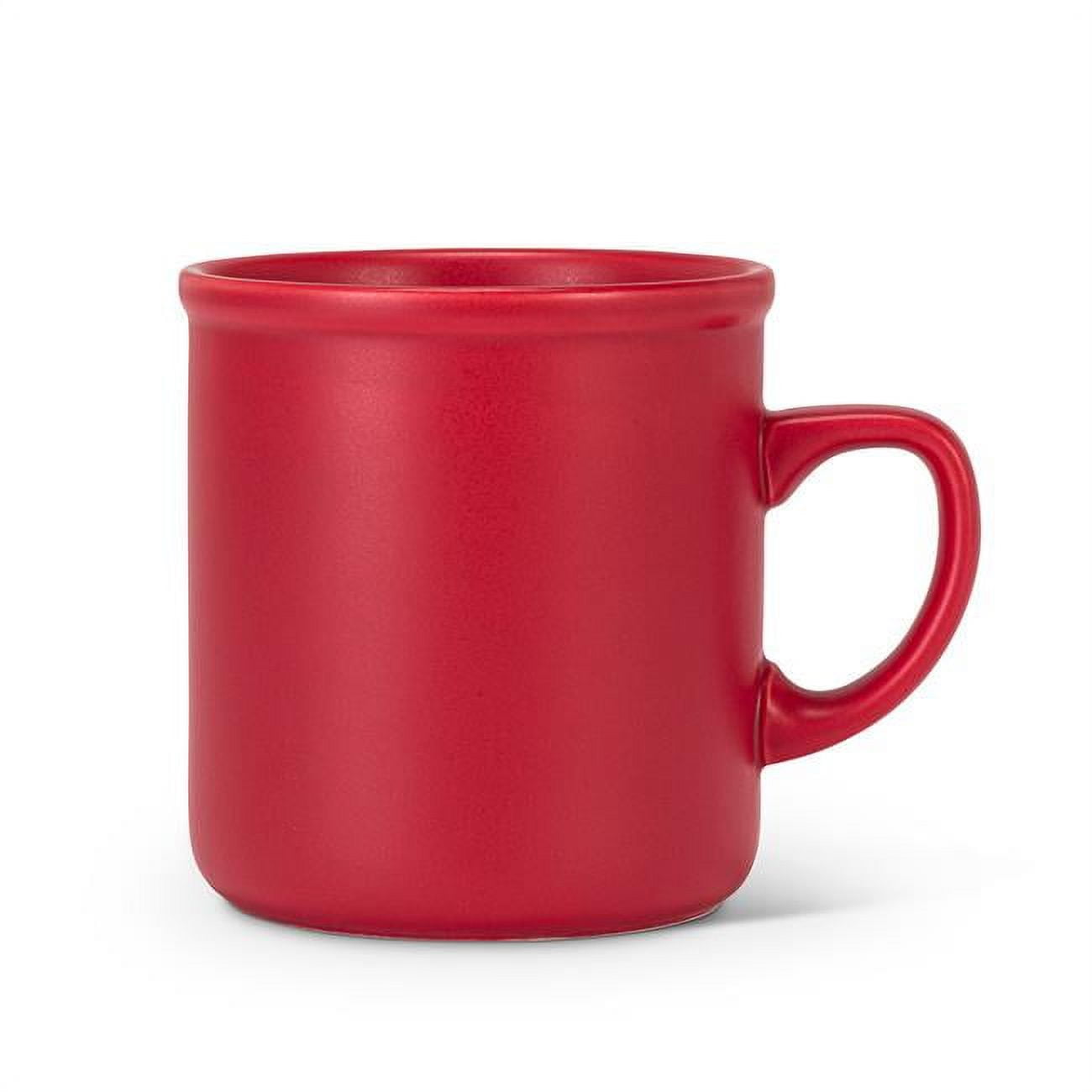 Abbott Collection 3.5 in. Stoneware Classic Mug, Matte Red - Walmart.com