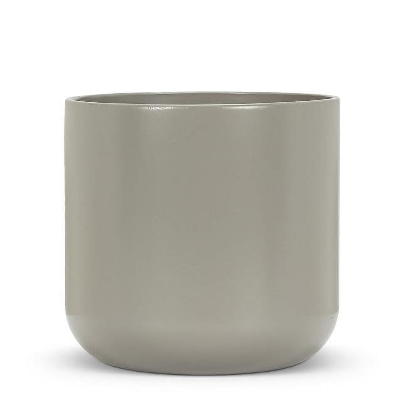 Abbott Collection 7" Dark Grey Stoneware Plant Pot - Walmart.com