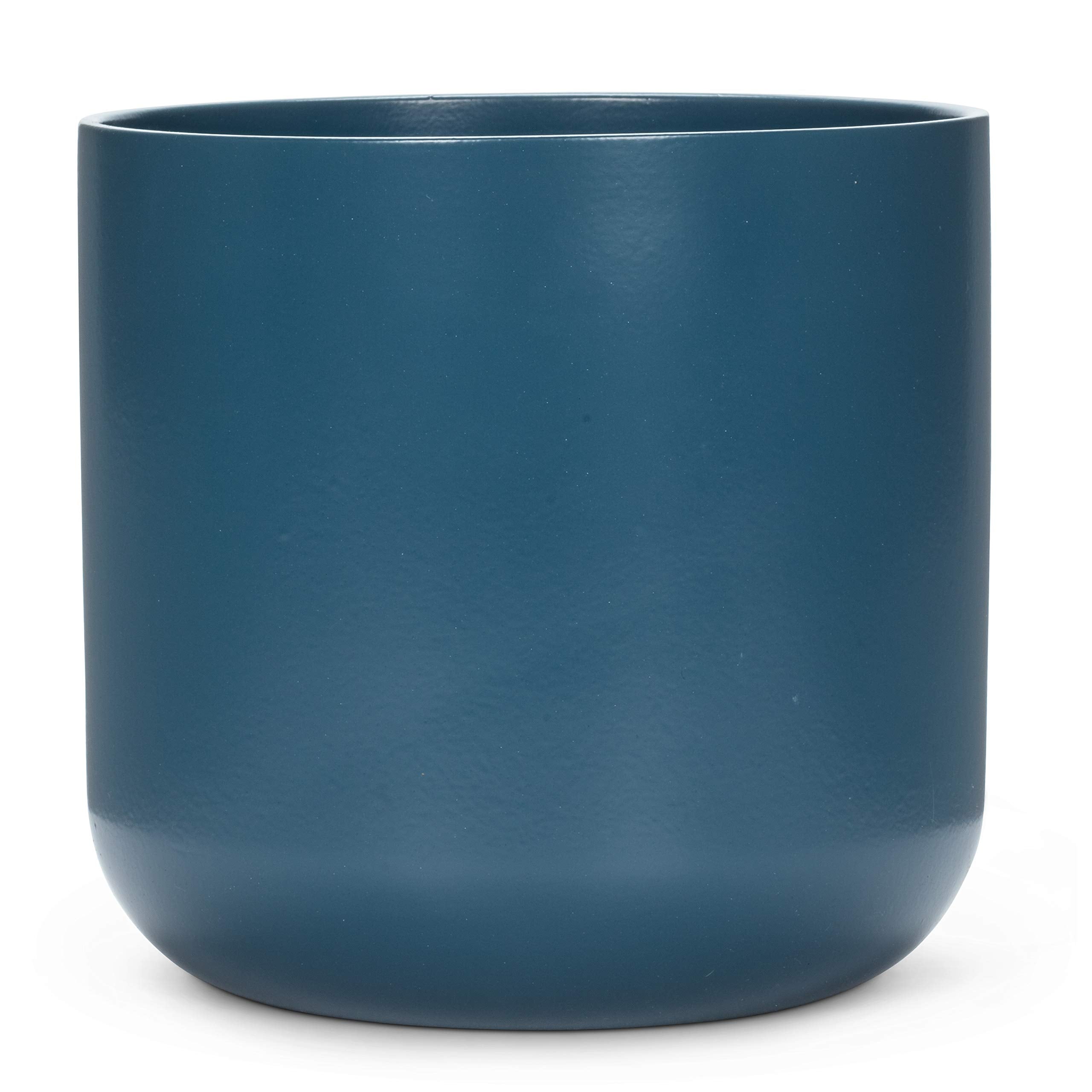 Abbott Collection 85-PETROL-25 2X Large Classic Planter, Dark Blue ...