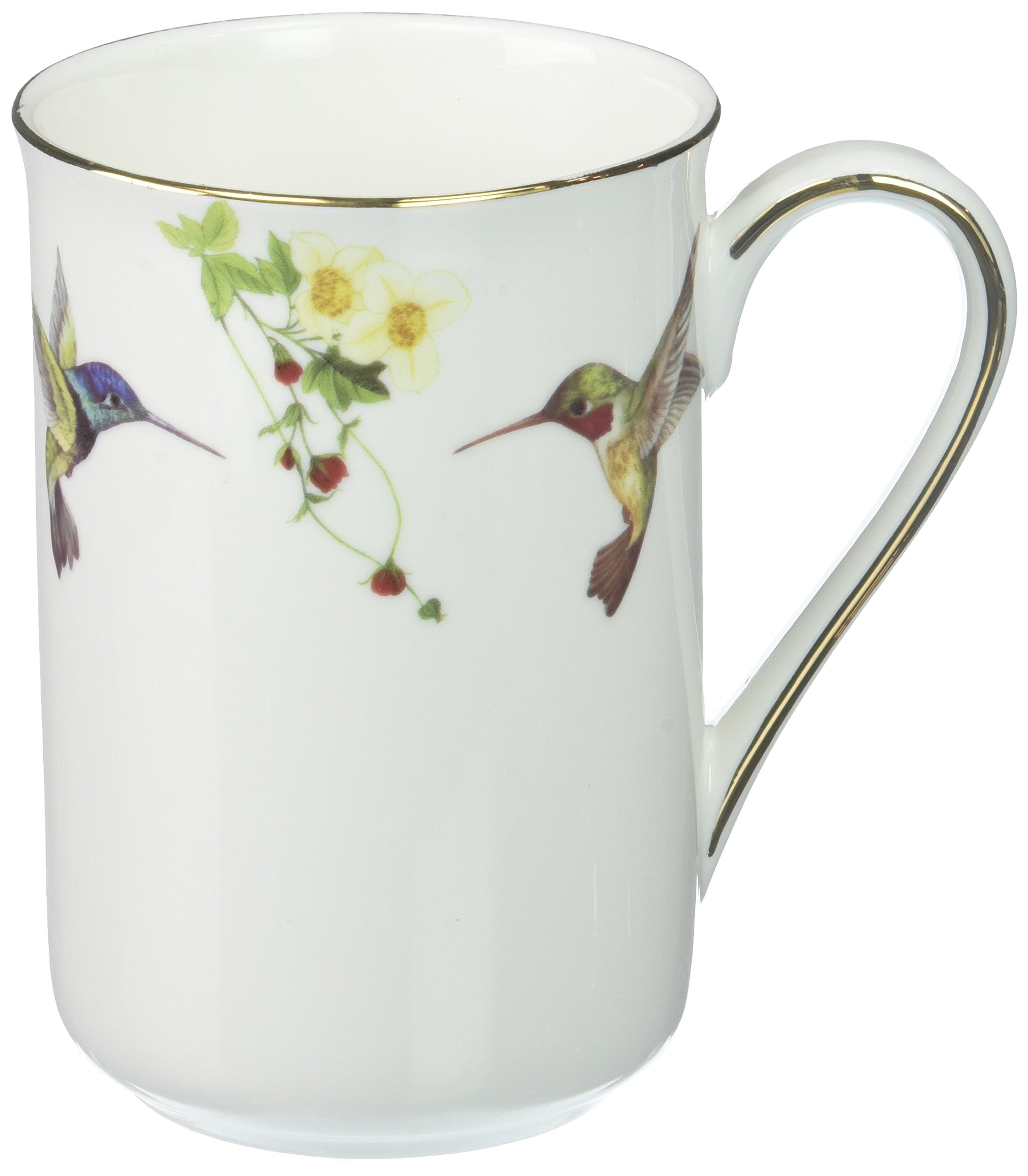 Abbott Collection AB-27-AMBROSIA-MUG 4.5 in. Bone China Hummingbird Mug ...