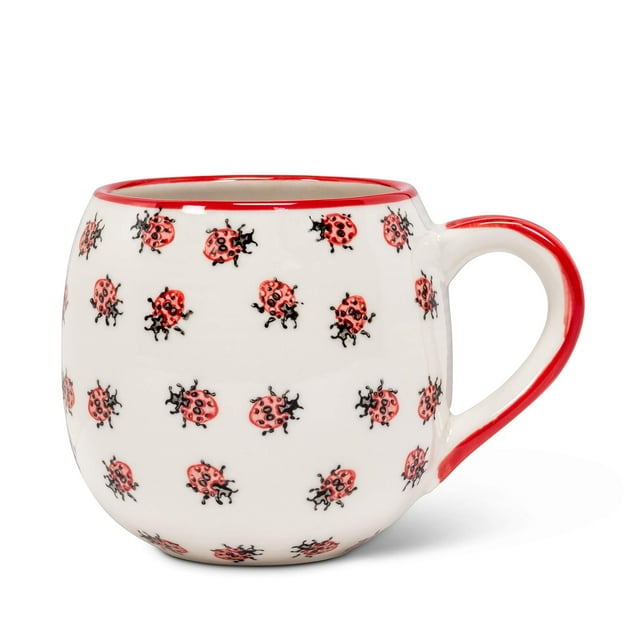 Abbott Collection AB-27-BALLON-BUG 5 in. Allover Ladybug Ball Mug ...