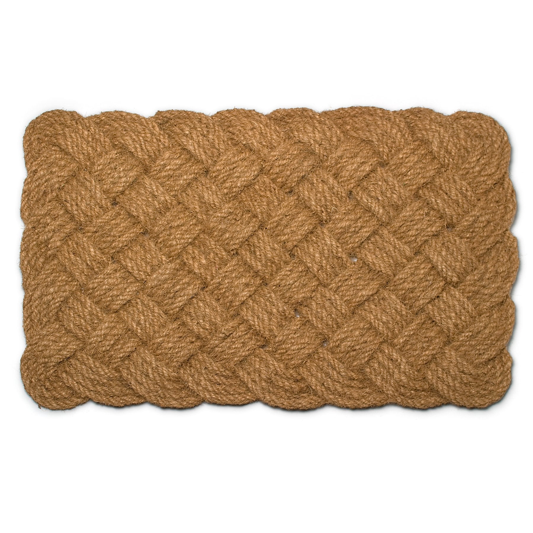 Abbott Collection Coir Woven Rope Doormat - Walmart.com