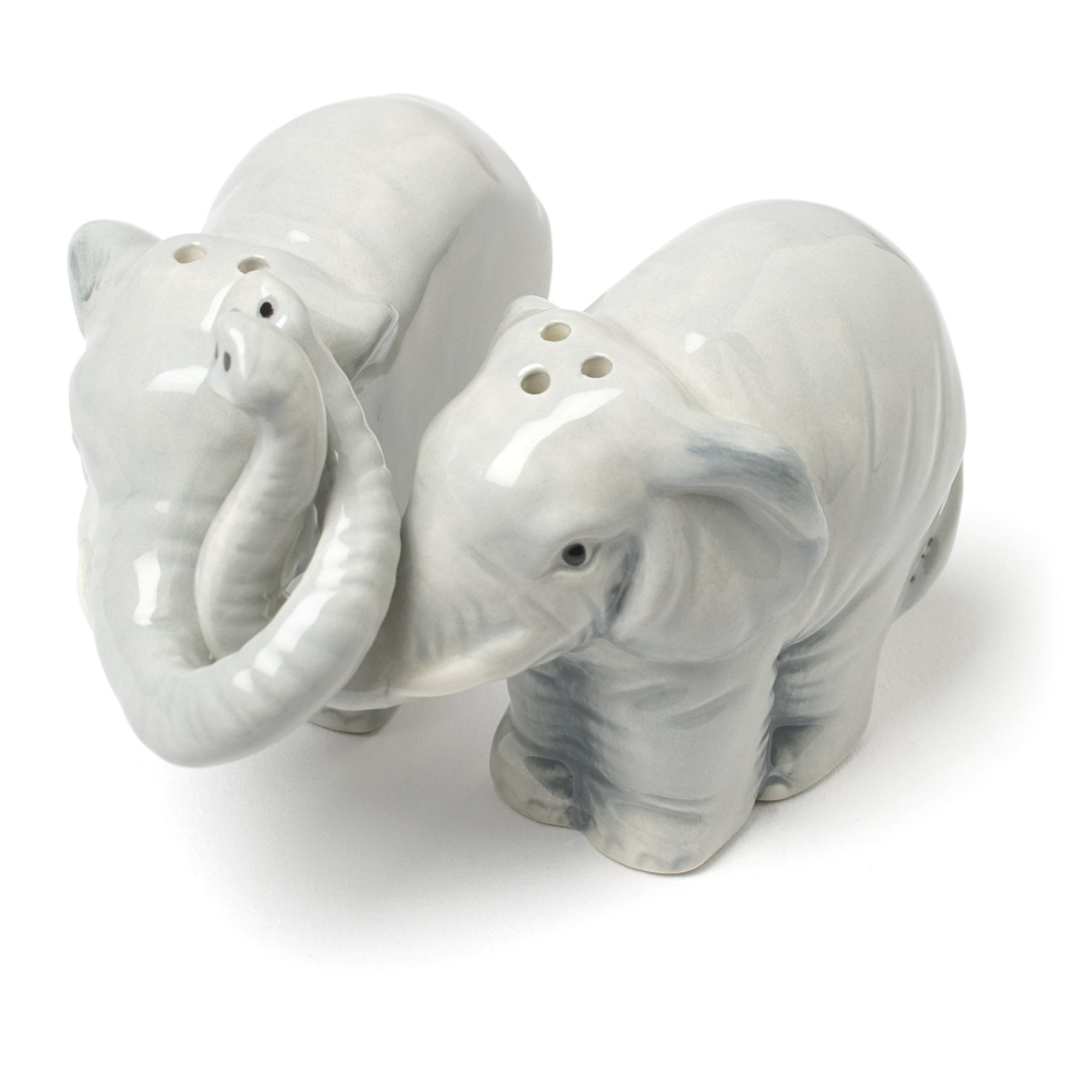 Abbott Collection Hugging Elephants Ceramic Salt & Pepper Shaker Set ...