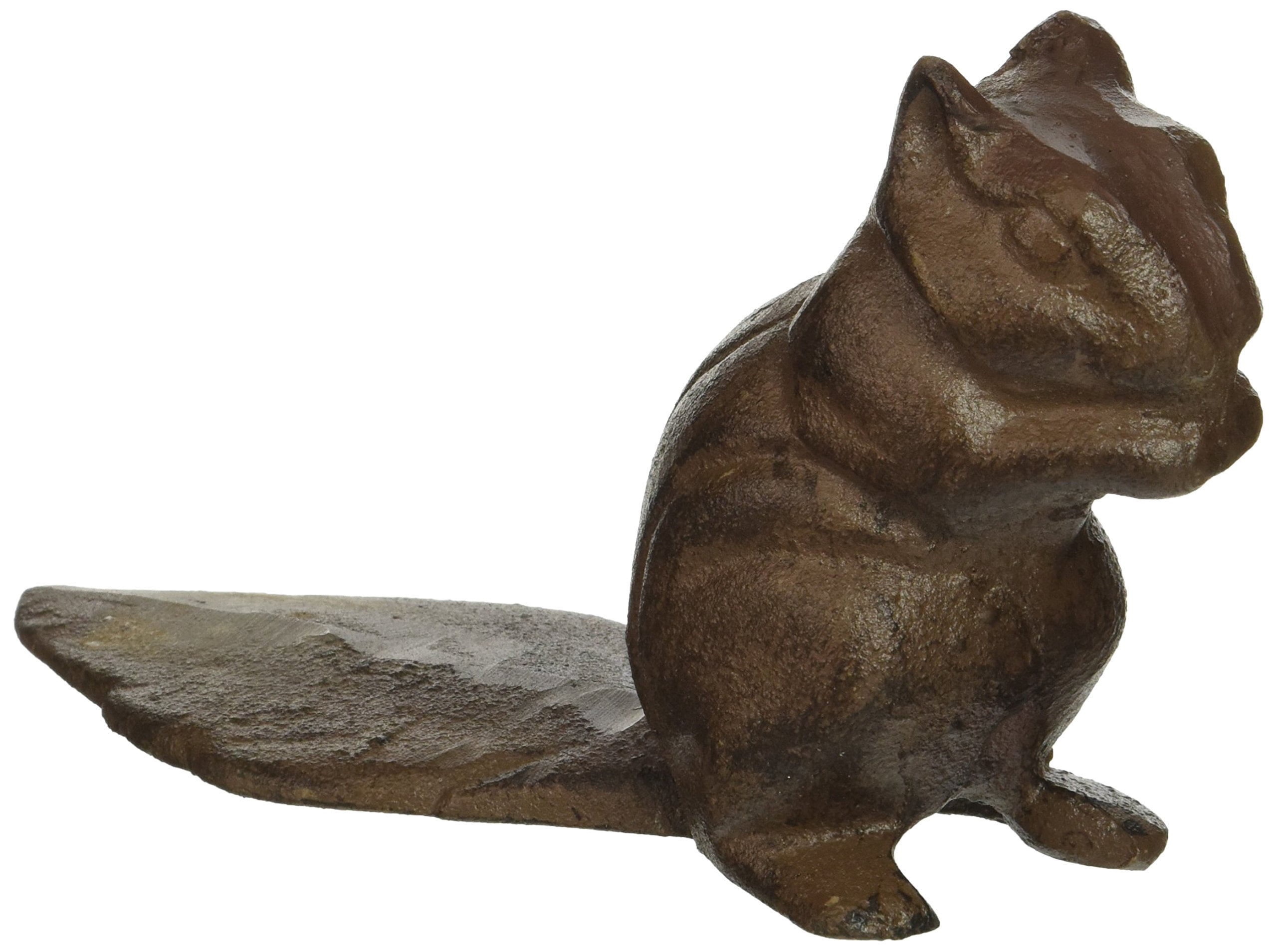 Abbott Collection Jardin Cast Iron Chipmunk Door Wedge/Stopper, Brown ...