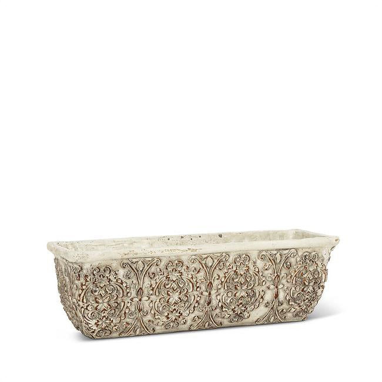 Abbott Collections AB-27-ABBEY-8026 4 x 12.5 in. Long Low Rectangle ...