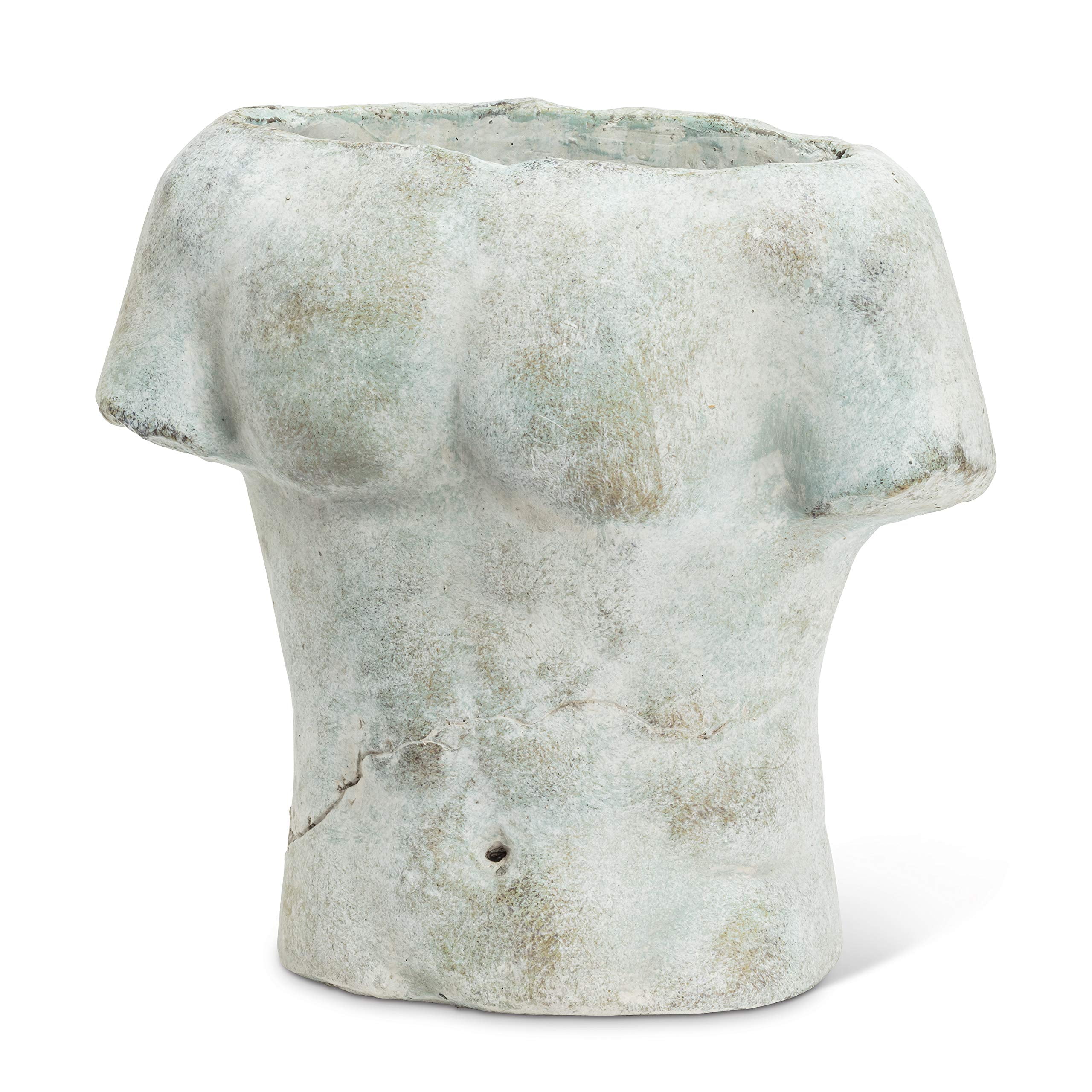 Abbott Collection 27-ATHENS-801 Male Torso Planter-9" H, Grey - Walmart ...