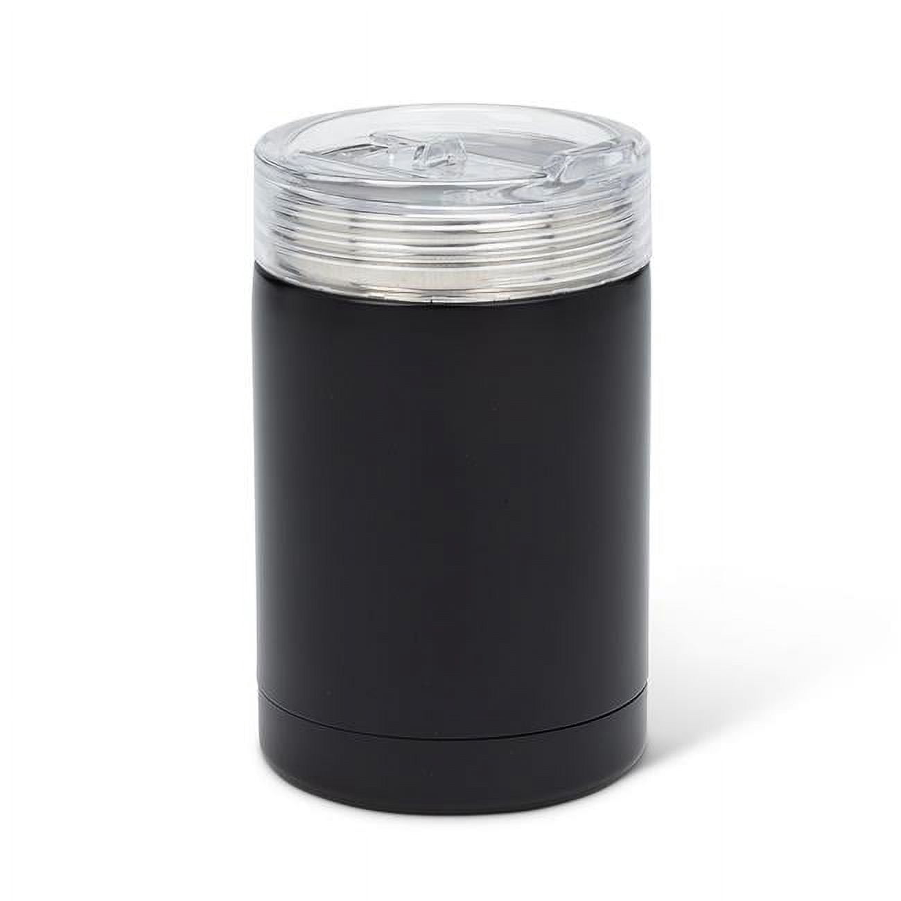 Abbott Collections AB-27-BEVI-TUM-BLK 5 in. Insulated with Lid Tumbler ...