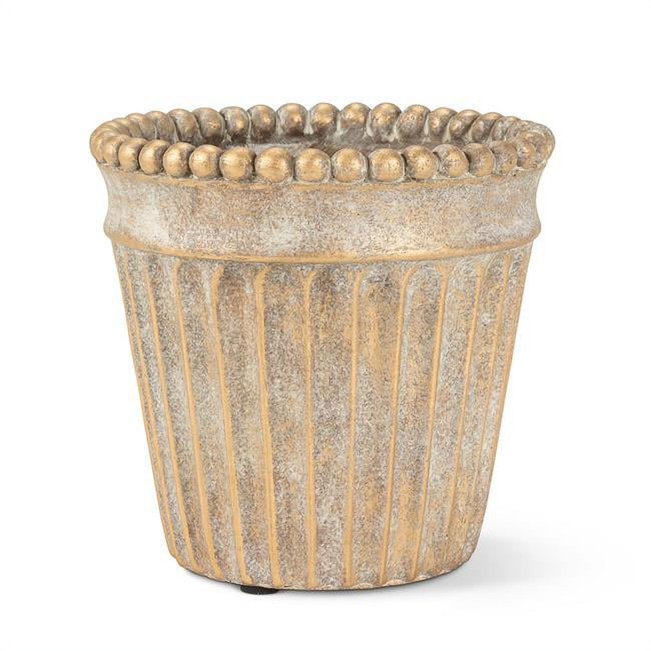 Abbott Collections AB-27-CATANIA-640-MD 6.5 in. Metallic Ball Taper ...