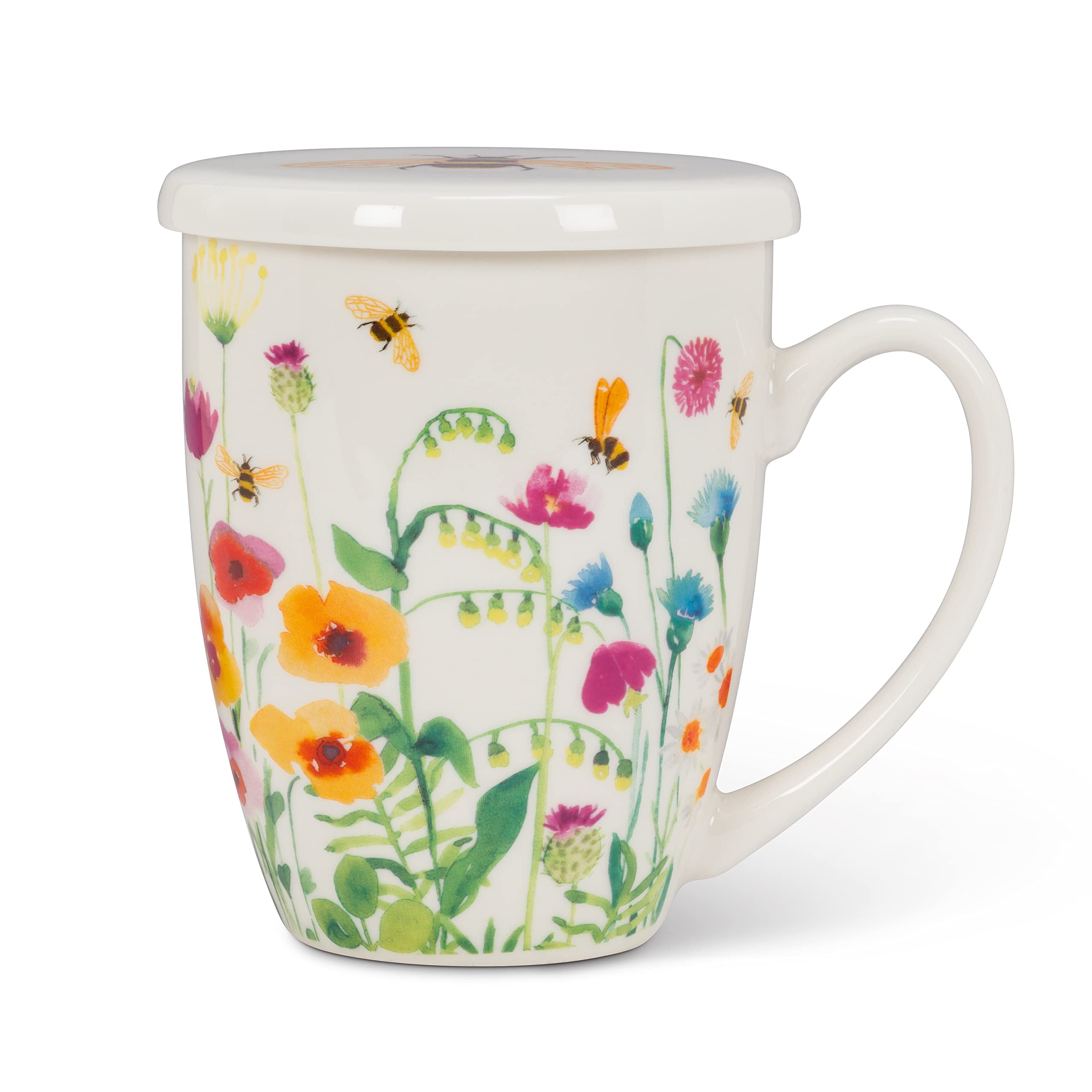 Abbott Collections AB-27-GARDEN-CVT 4.5 in. Bees in The Garden with Bee ...