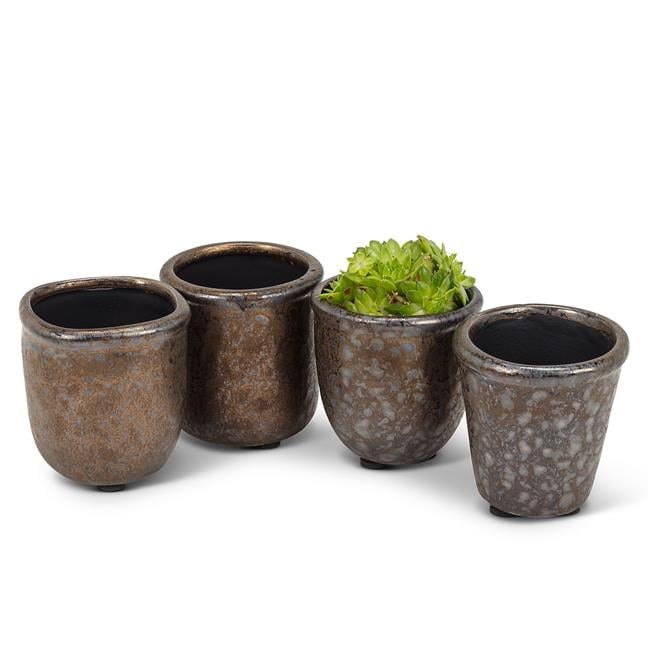 Abbott Collections AB-27-GRYPHON-COP 3 in. Assorted Shaped Rustic Cacti ...