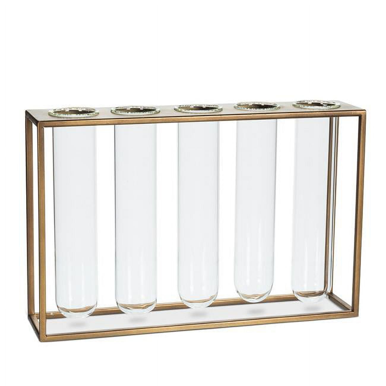 Abbott Collections AB-27-SPROUT-5 9 in. Five Tube Vase with Rack ...