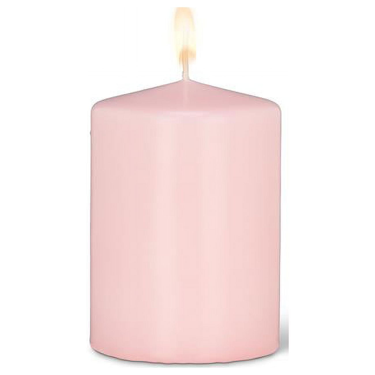Abbott Collections AB-82-CLASSIC-10070-217 4 in. Pink Pillar Candle ...