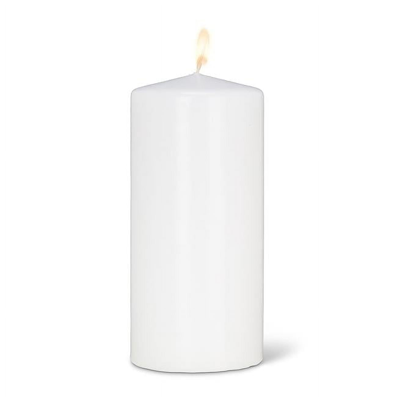 Abbott Collections AB-82-CLASSIC-15070-02 6 in. White Pillar Candle ...