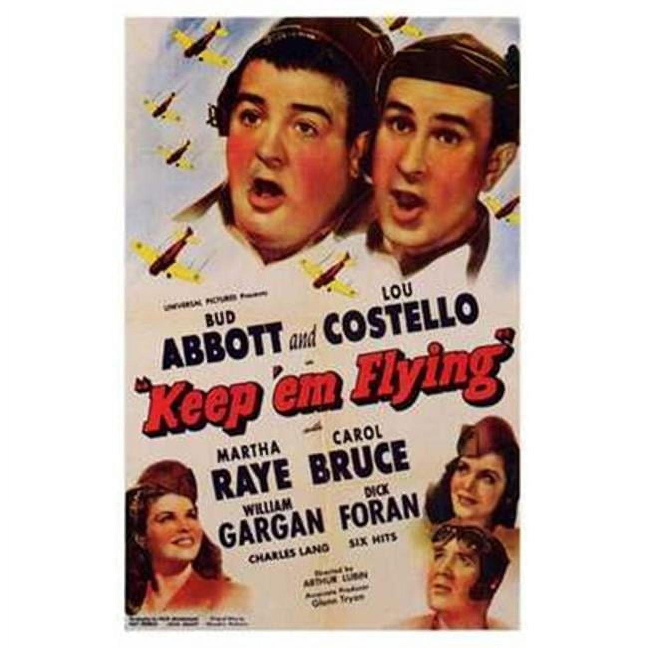 Abbott & Costello Keep Em Flying C.1941 Movie Poster - Walmart.com