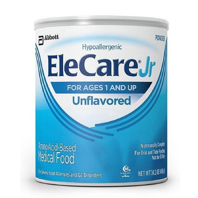Abbott EleCare Jr Toddler Unflavored Powder 14.1 oz Amino Acid-Based ...