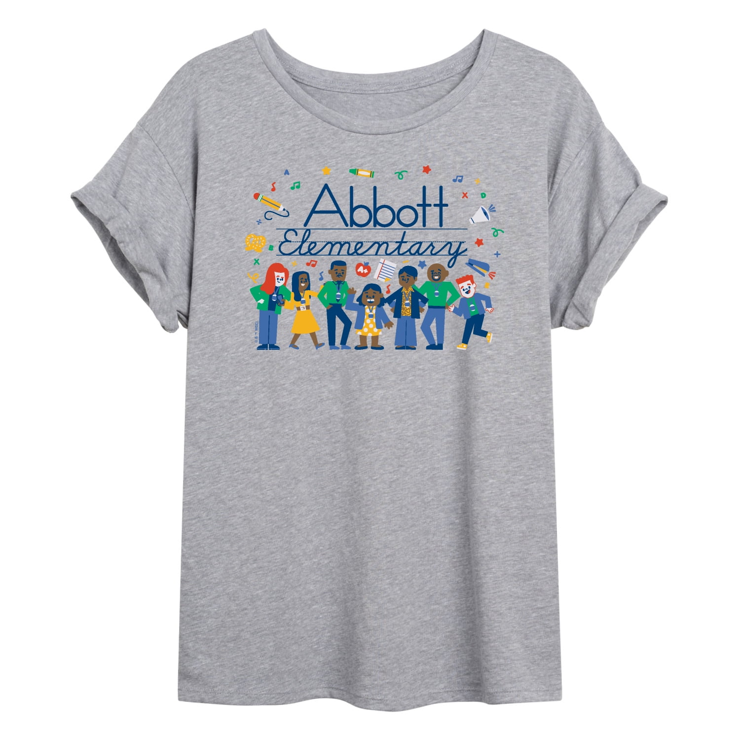 Abbott Elementary - Characters - Women's Oversized Graphic T-Shirt ...