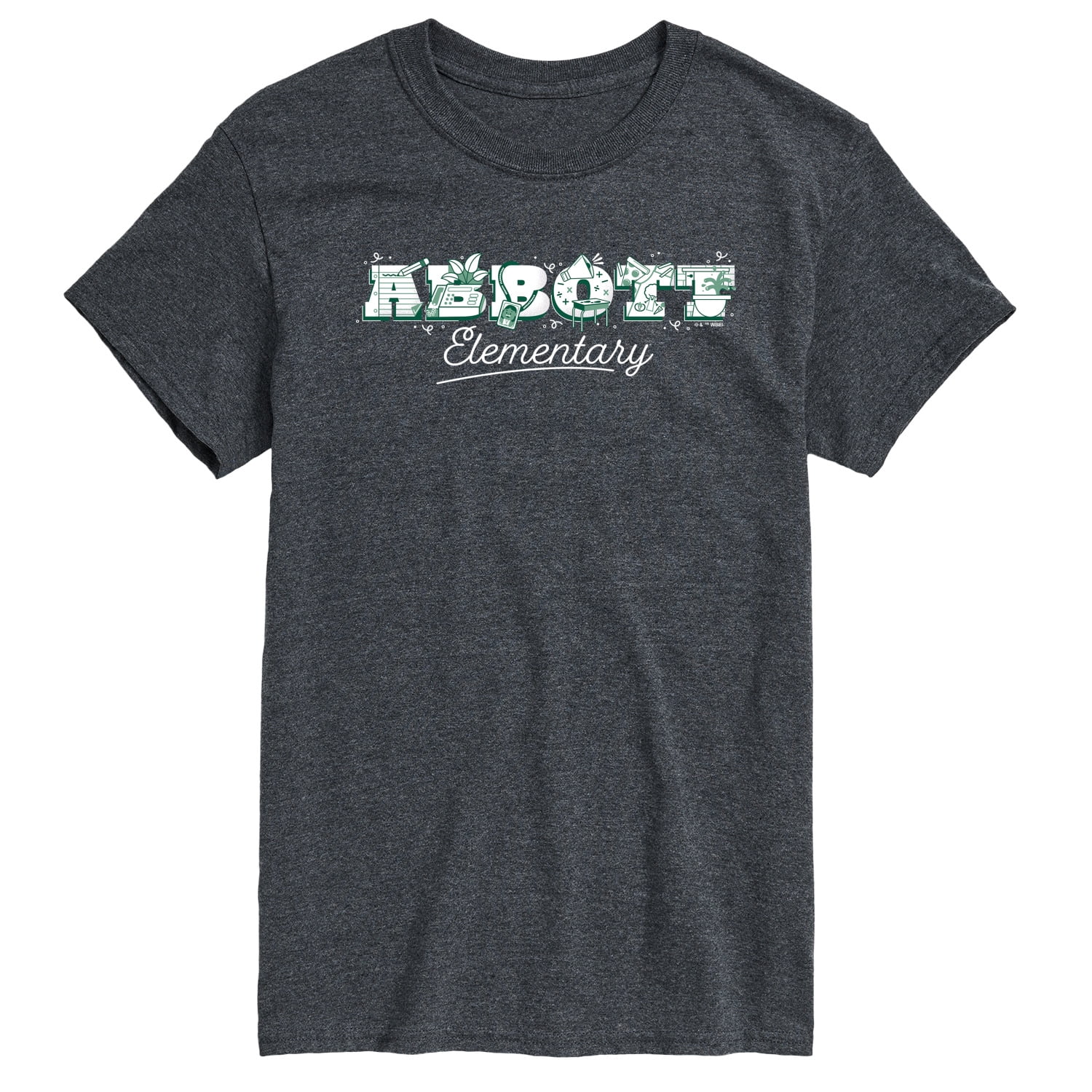 Abbott Elementary - Logo - Men's Short Sleeve Graphic T-Shirt - Walmart.com