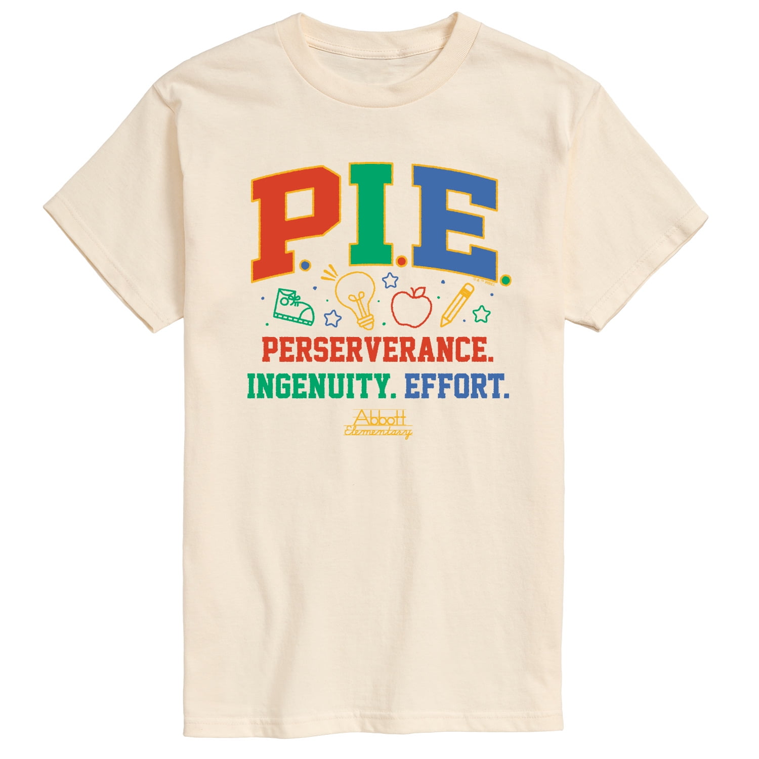 Abbott Elementary - Pie - Men's Short Sleeve Graphic T-Shirt - Walmart.com