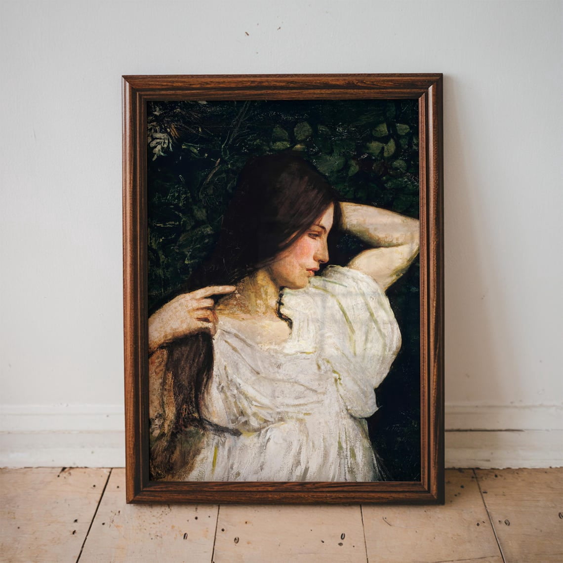 Abbott Henderson Thayer, Girl Arranging Her Hair, Museum Poster ...