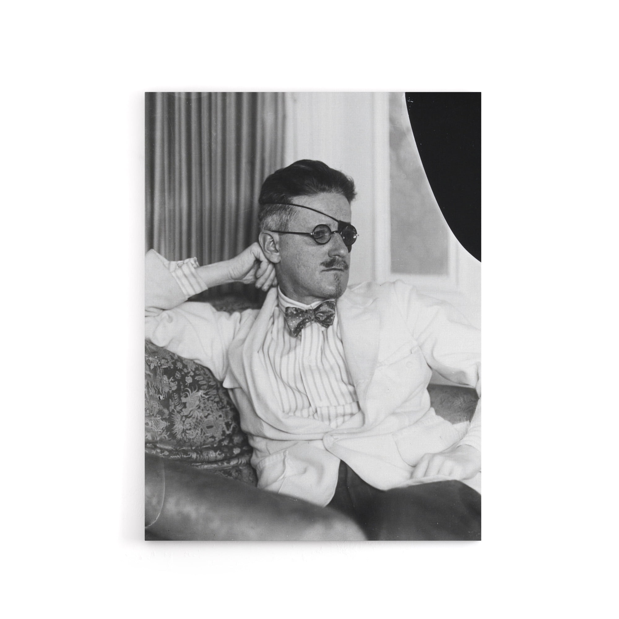 Abbott James Joyce Eye Patch Writer Canvas Wall Art Print 12X16 ...