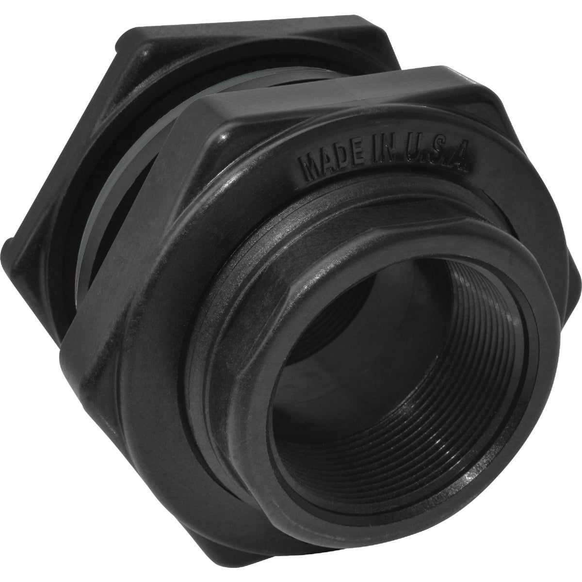 Abbott Rubber Abbott Polypropylene Bulkhead Fitting - Pack of 4 ...