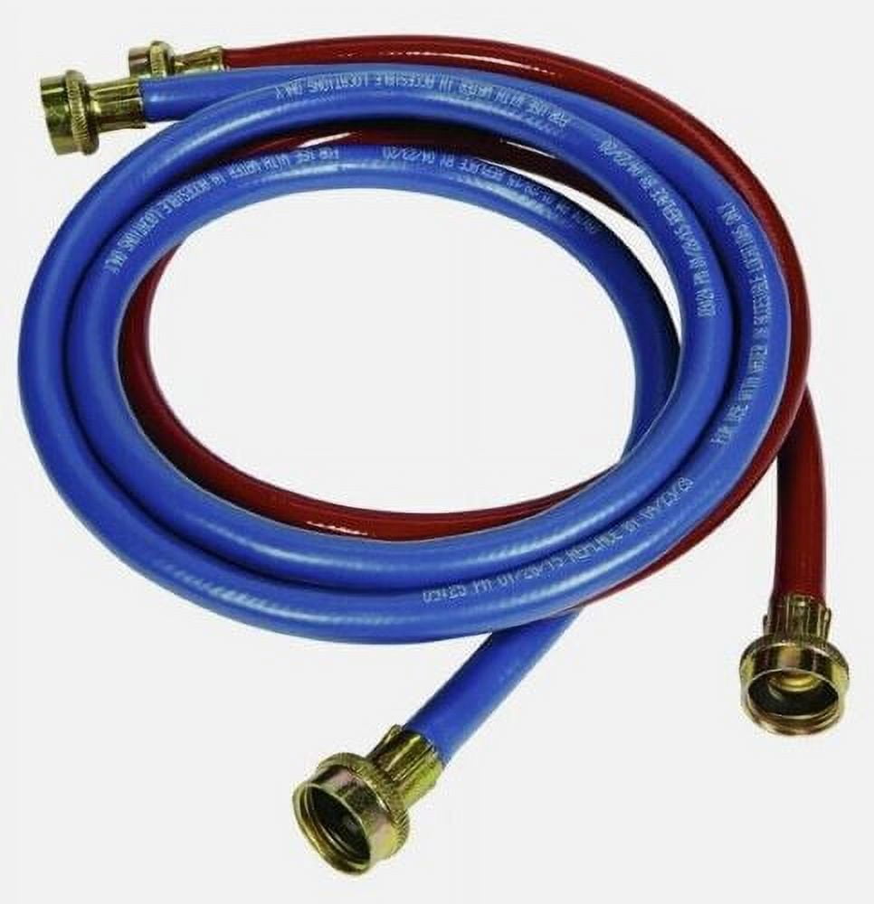 Abbott Rubber WA6RB7004 Color Coded 48" L x 3/8" Washing Machine Supply ...