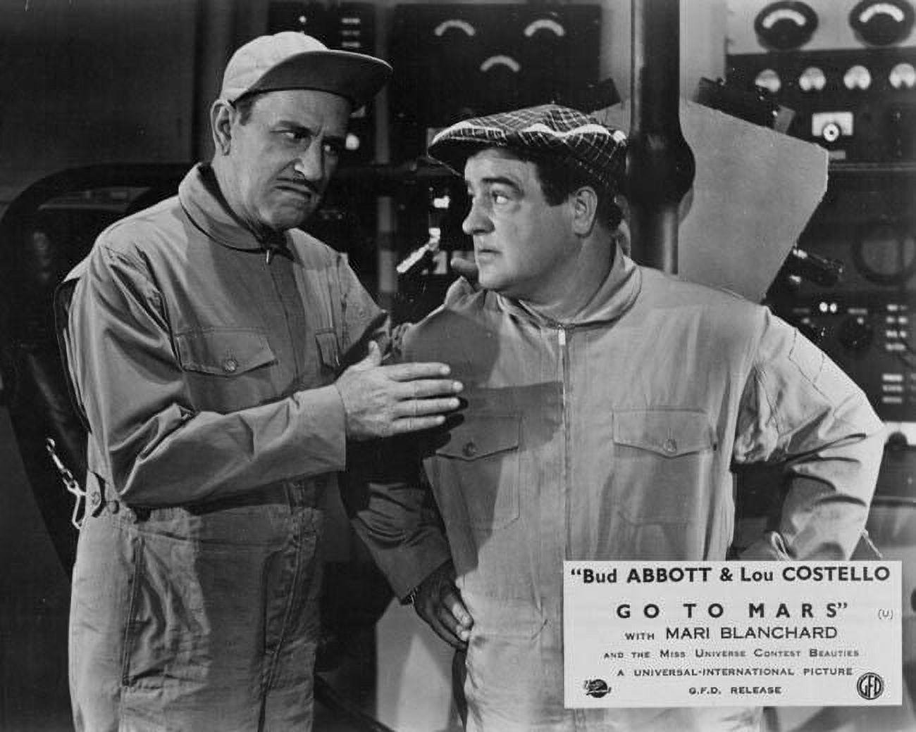 Abbott and Costello Go To Mars Bud and Lou classic scene 8x10 inch ...