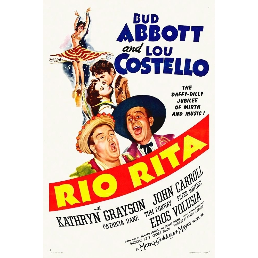 Abbott and Costello - Rio-Rita Poster Print by Hollywood Photo Archive ...