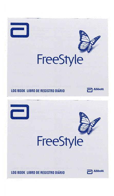 Abbott/freeStyle Glucose Log Book, 2 Page, White/ Blue - Walmart.com