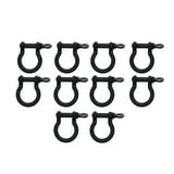 Abbraccia 10 Pieces Buckles Chain Shackle Fasteners DIY Key Chian Bow ...